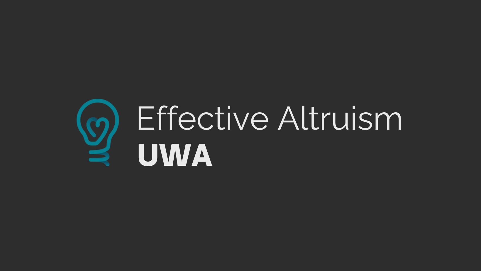 Effective Altruism UWA | UWA Student Guild
