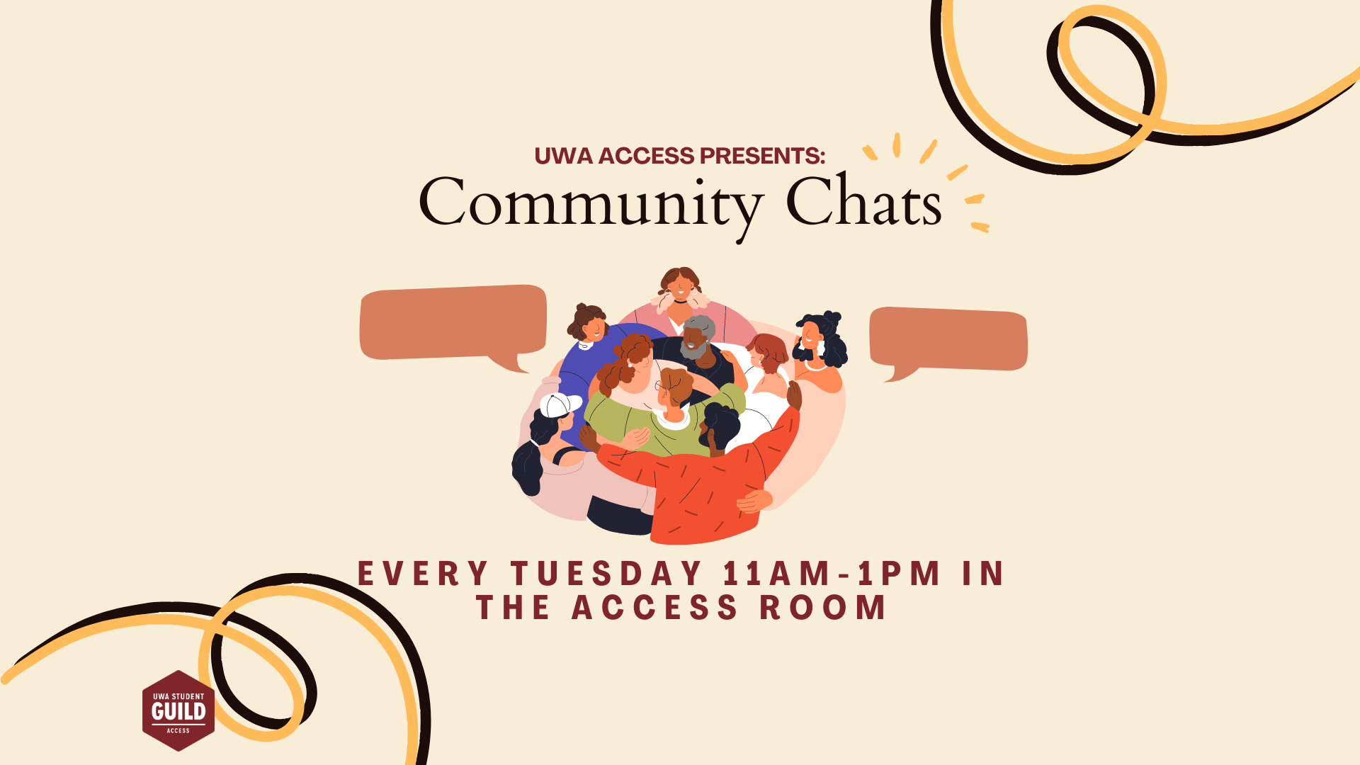 Access Department Community Chats | UWA Student Guild