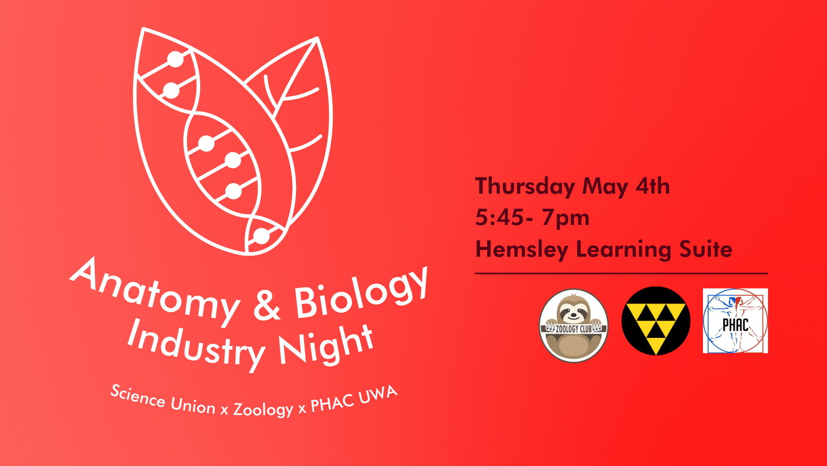 Anatomy and Biological Sciences Industry Night | UWA Student Guild