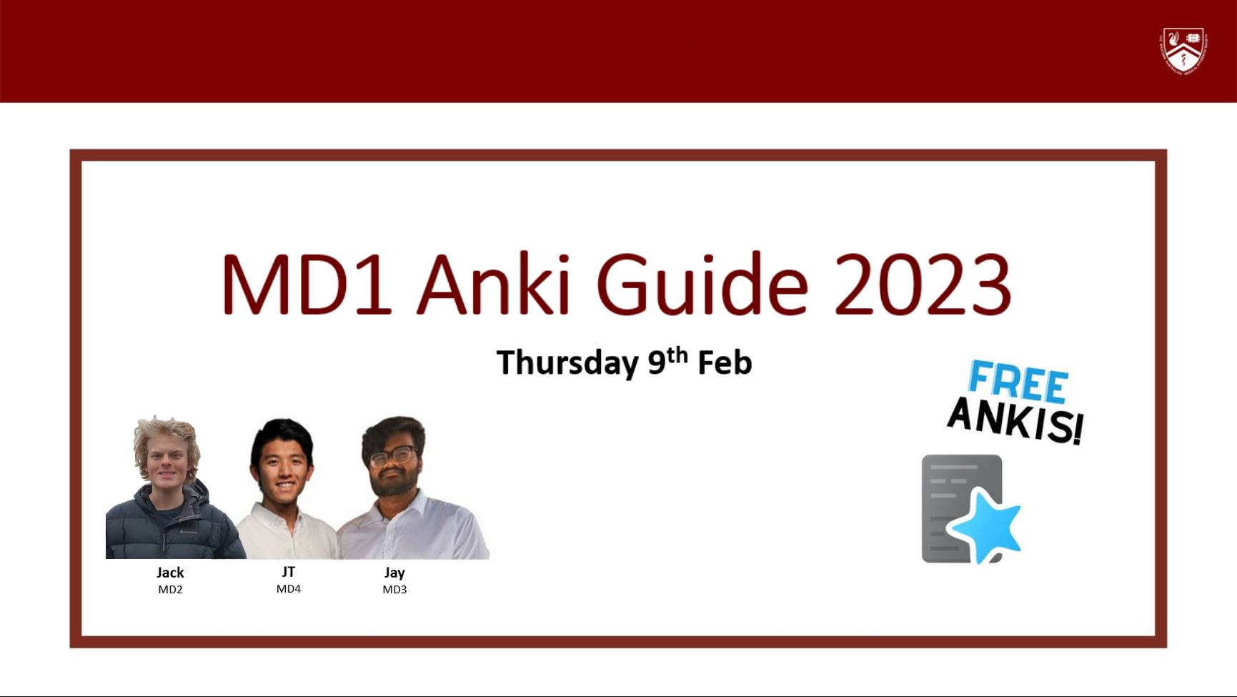 WAMSS Anki Workshop | UWA Student Guild