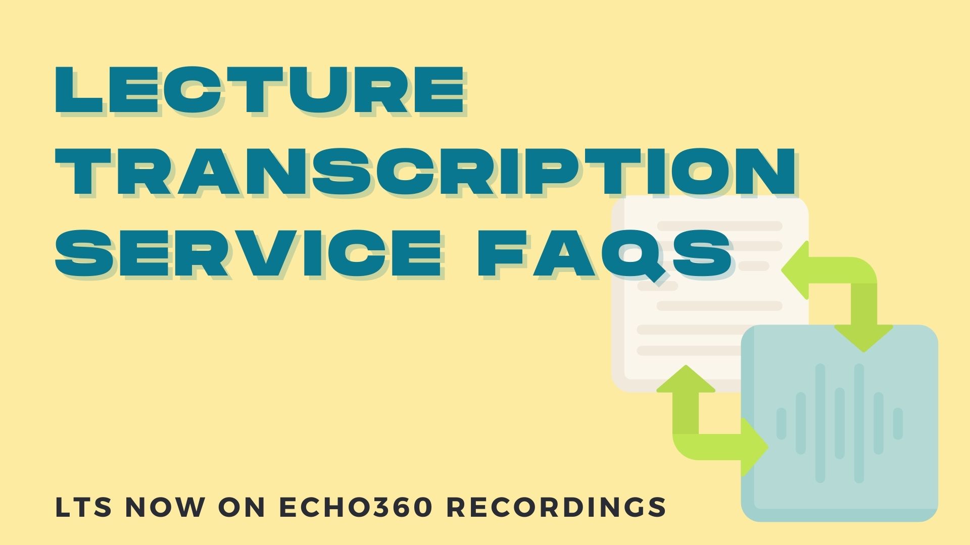Lecture Transcription Service FAQs | UWA Student Guild